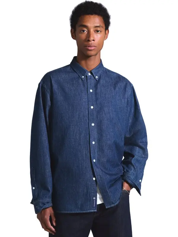 LEVI'S Relaxed Button Down Shirt - Blue