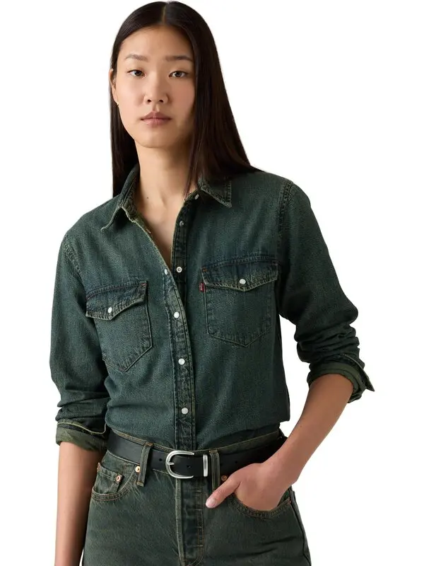 LEVI'S Essential Western Shirt - Blue