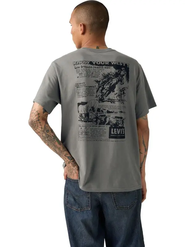 LEVI'S Relaxed Fit Graphic Tee - Blue