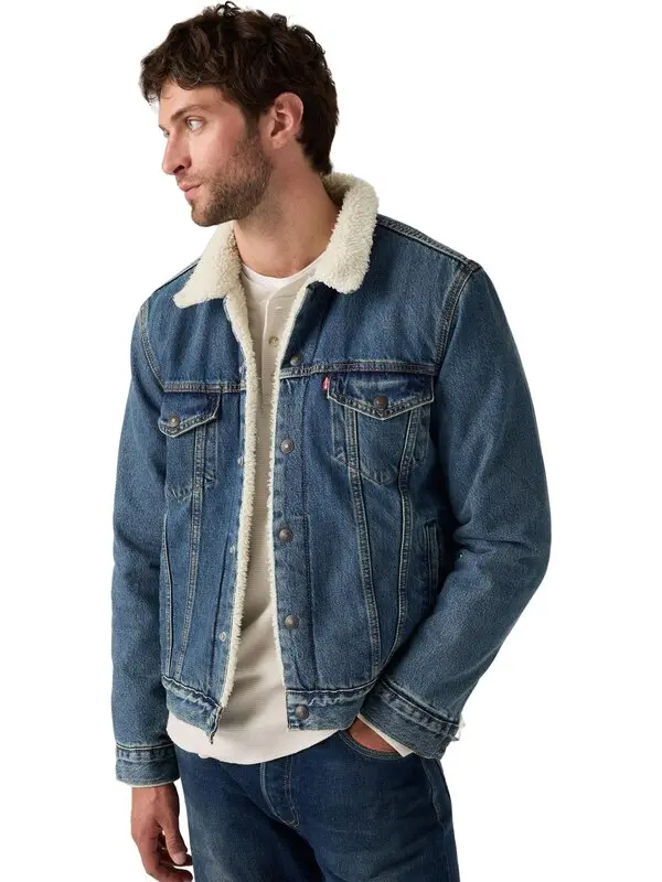 LEVI'S Type Iii Sherpa Trucker Jacket - Blue