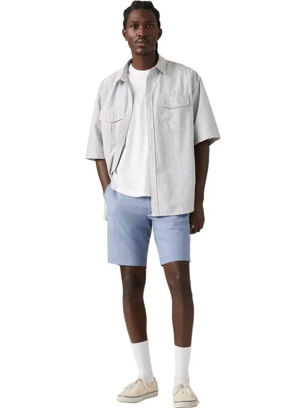 LEVI'S Xx Chino Linen Cotton Shorts - Blue