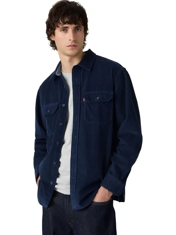 LEVI'S Classic Worker Corduroy Overshirt - Blue