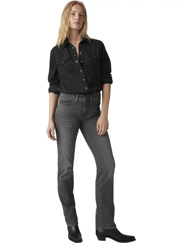 LEVI'S 314 Shaping Straight Jeans - Black
