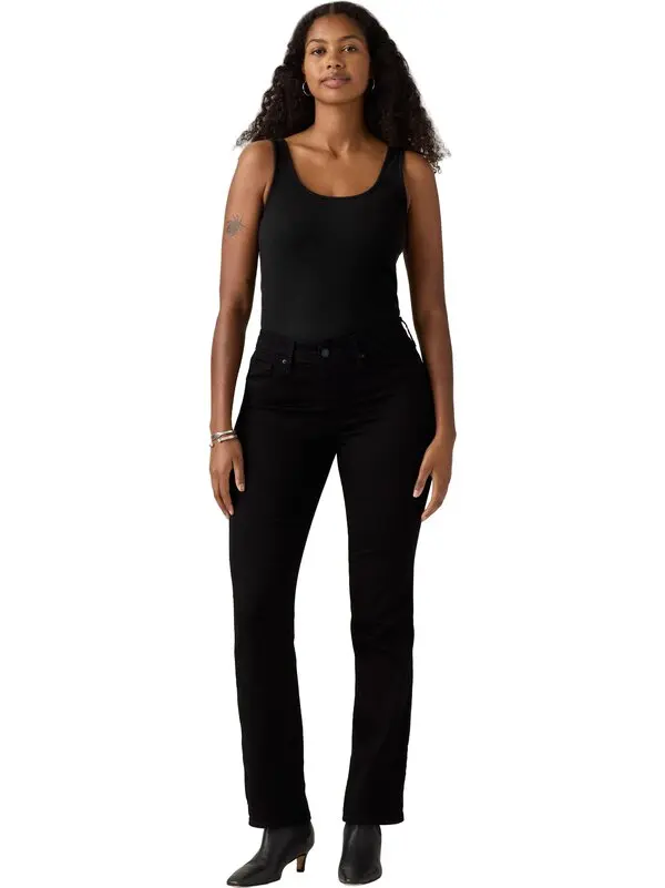 LEVI'S 314 Shaping Straight Jeans - Black