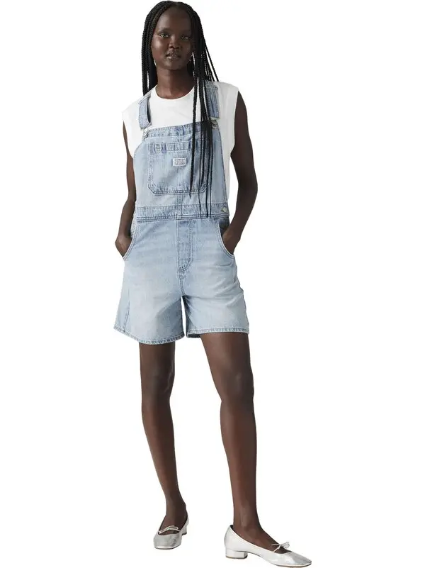 LEVI'S Utility Lightweight Shortalls - Blue