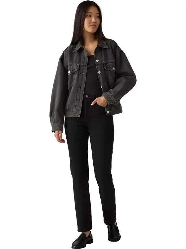 LEVI'S Wedgie Straight Jeans - Black