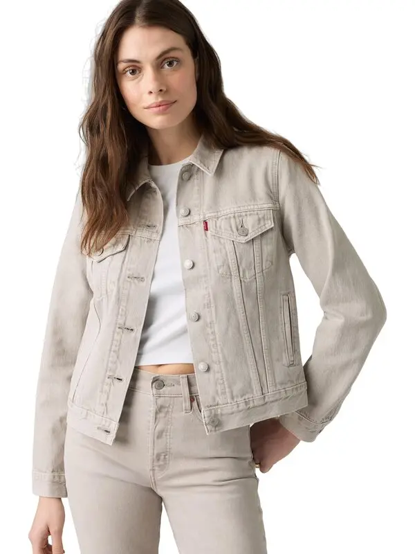 LEVI'S Original Denim Trucker Jacket - Grey
