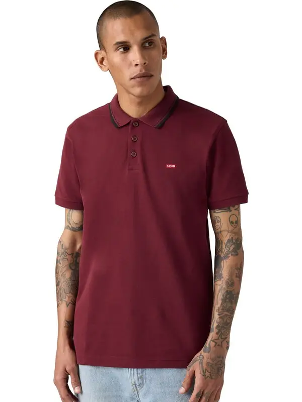 LEVI'S Housemark Polo Shirt - Red
