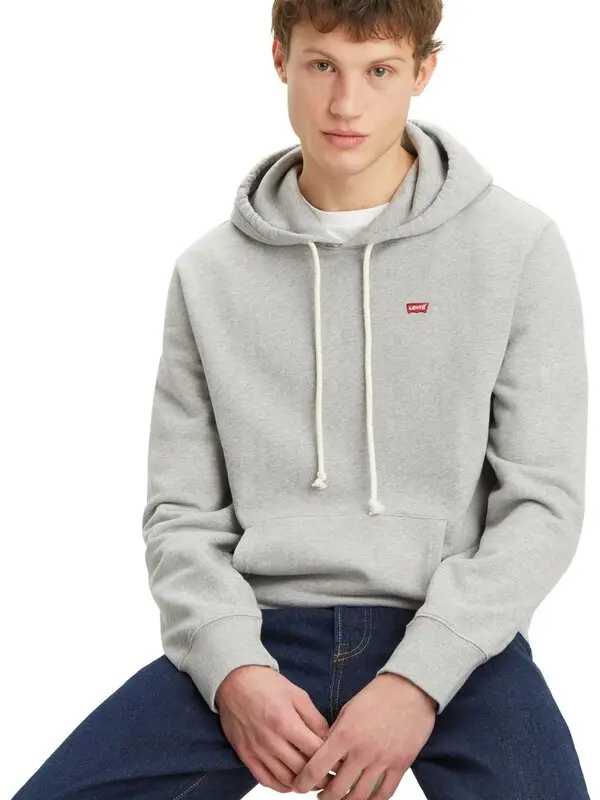 LEVI'S Original Housemark Hoodie - Grey