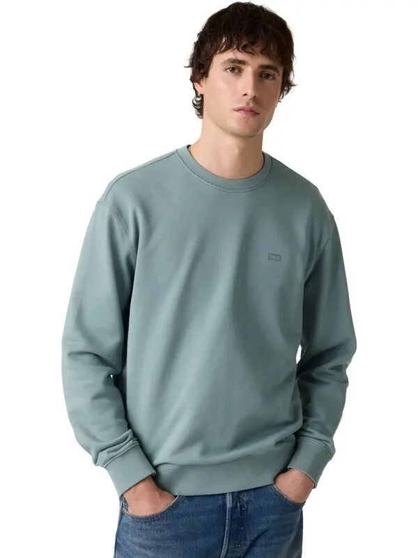 LEVI'S Original Housemark Crewneck Sweatshirt - Green