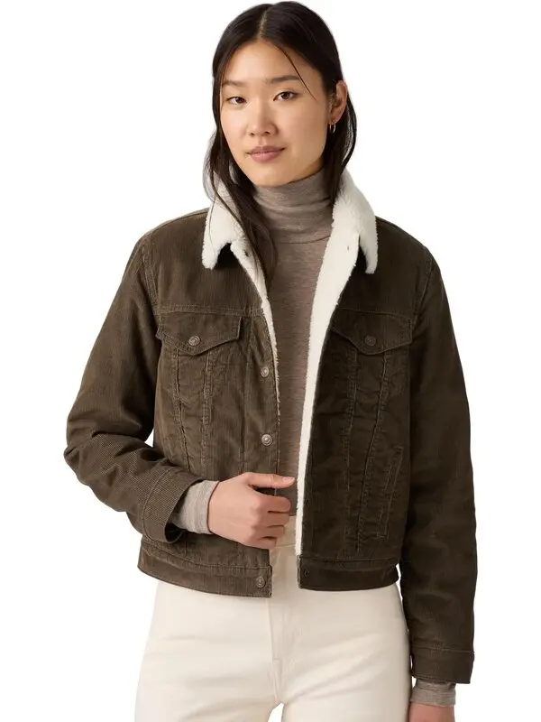LEVI'S Original Sherpa Trucker Jacket - Brown