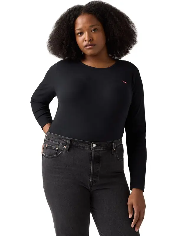 LEVI'S Hayes Long Sleeve T-shirt - Black