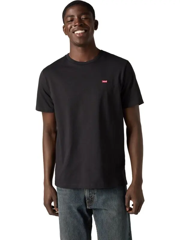 LEVI'S Original Housemark Tee - Black