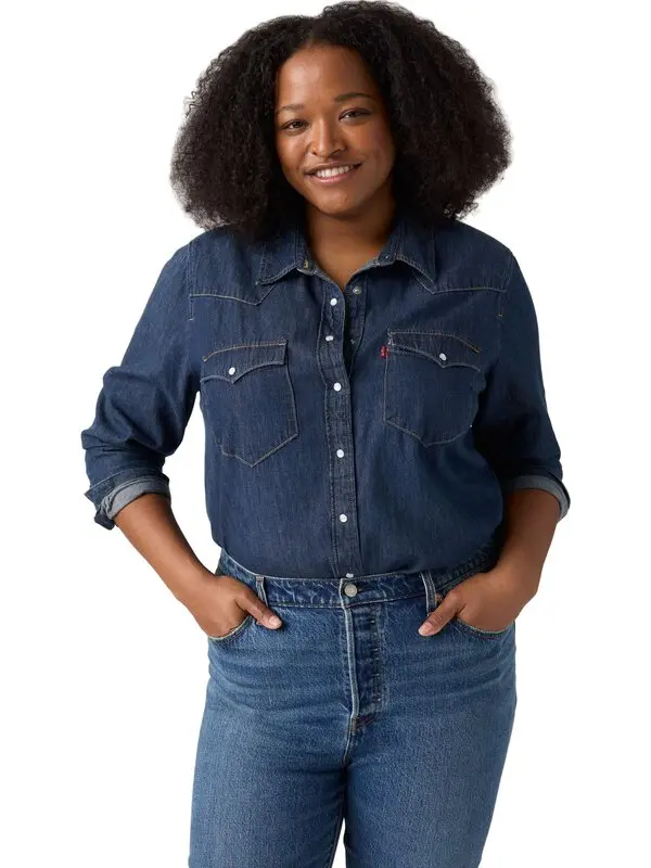 LEVI'S Essential Western Shirt - Blue