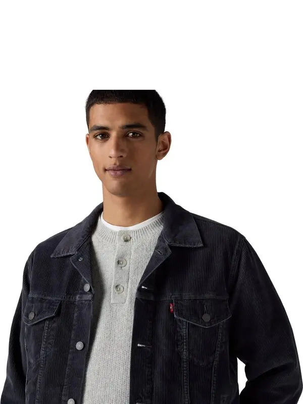 LEVI'S Corduroy Trucker Jacket - Black