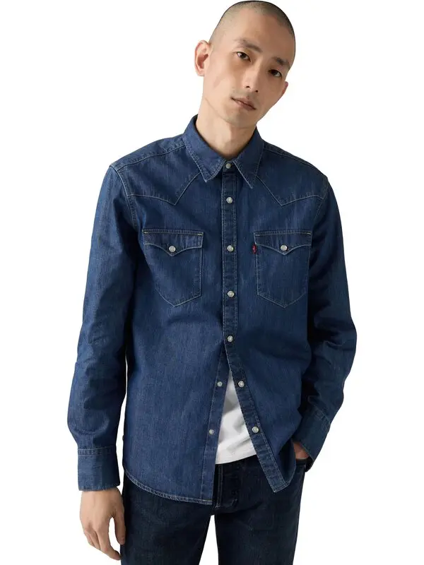 LEVI'S Barstow Western Standard Fit Shirt - Blue