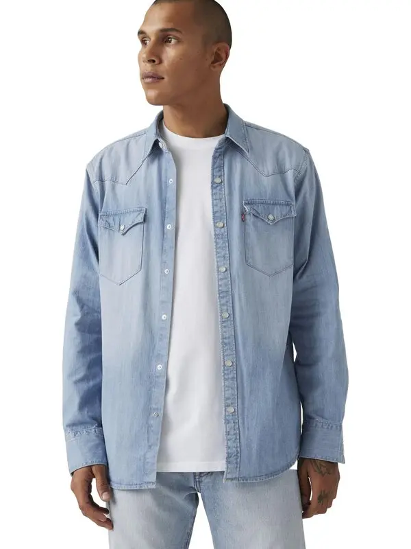 LEVI'S Barstow Western Standard Fit Shirt - Blue