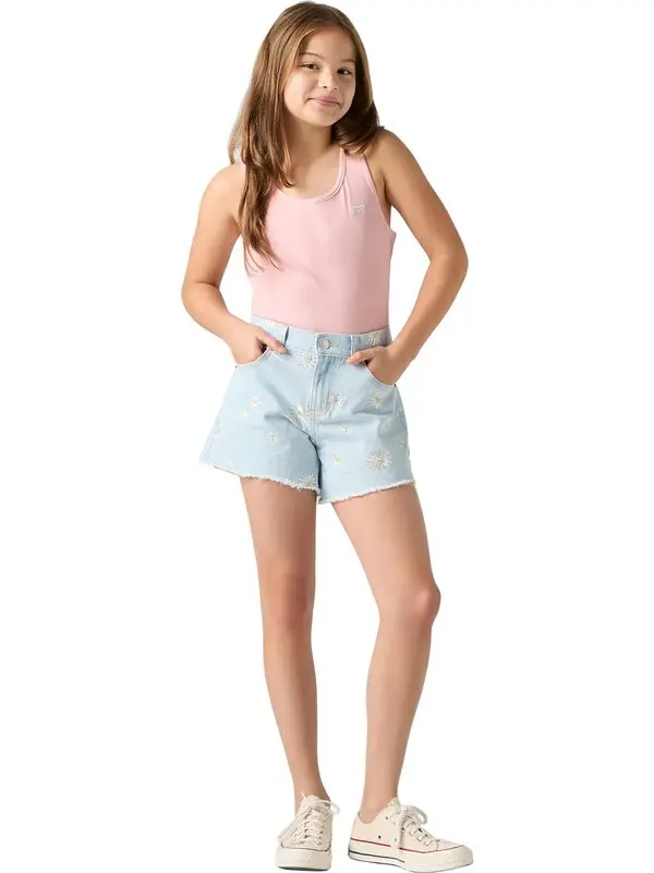 LEVI'S Daisy Denim A-line Shorts - Blue