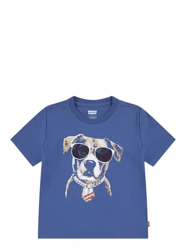 LEVI'S Baby Patriotic Pup Tee - Blue