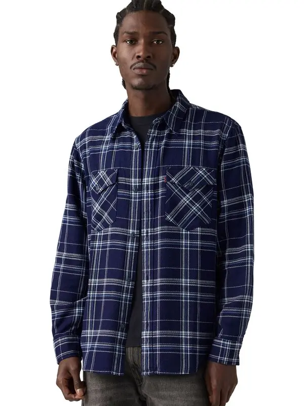 LEVI'S Relaxed Fit Western Shirt - Blue