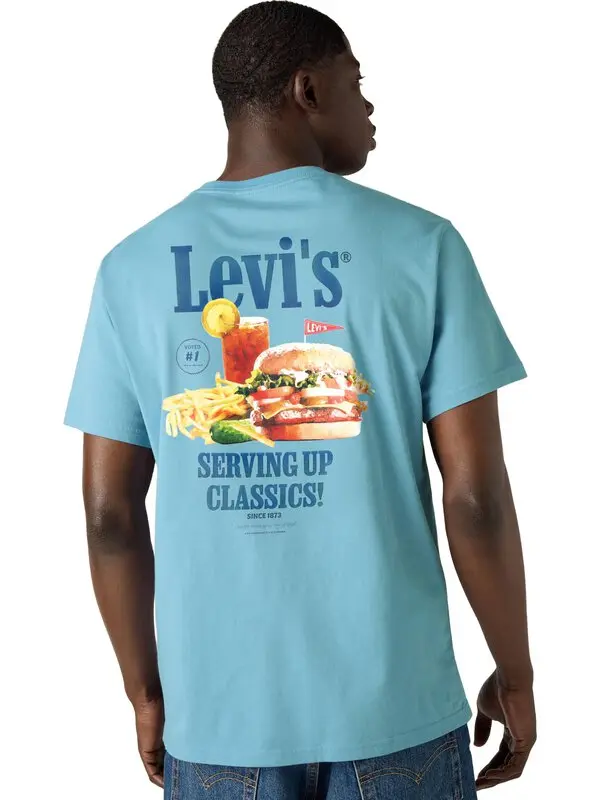 LEVI'S Relaxed Fit Graphic Tee - Blue