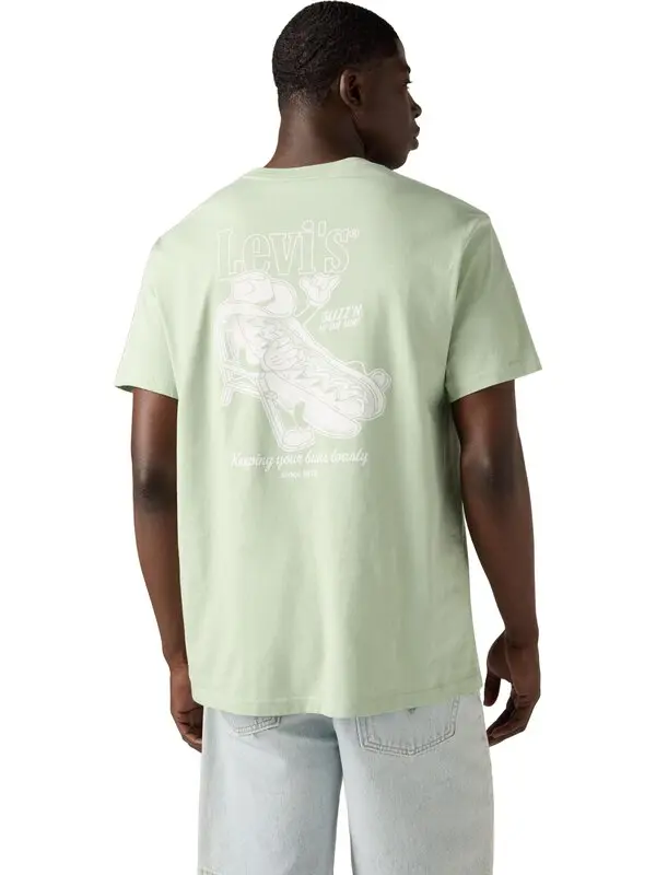 LEVI'S Relaxed Fit Graphic Tee - Green