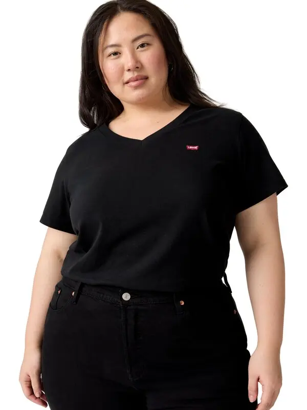 LEVI'S The Perfect V Neck - Black