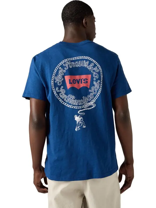 LEVI'S Relaxed Fit Graphic Tee - Blue