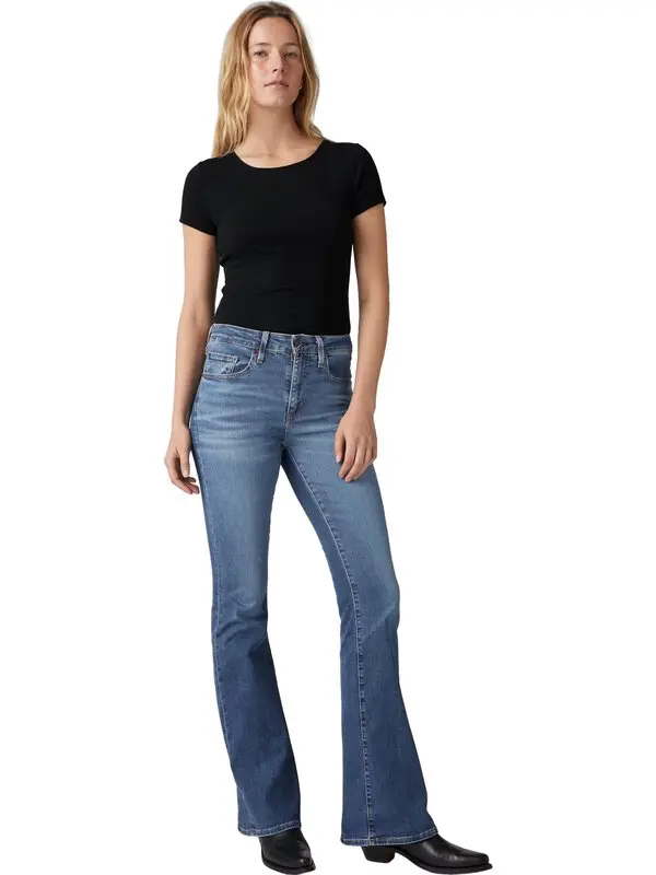 LEVI'S 726 High Rise Flare Jeans - Blue