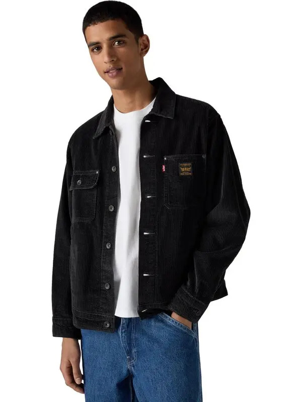 LEVI'S Corduroy Sunrise Trucker Jacket - Black