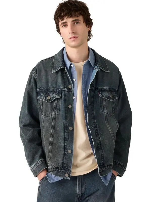 LEVI'S Relaxed Type Iii Trucker Jacket - Black