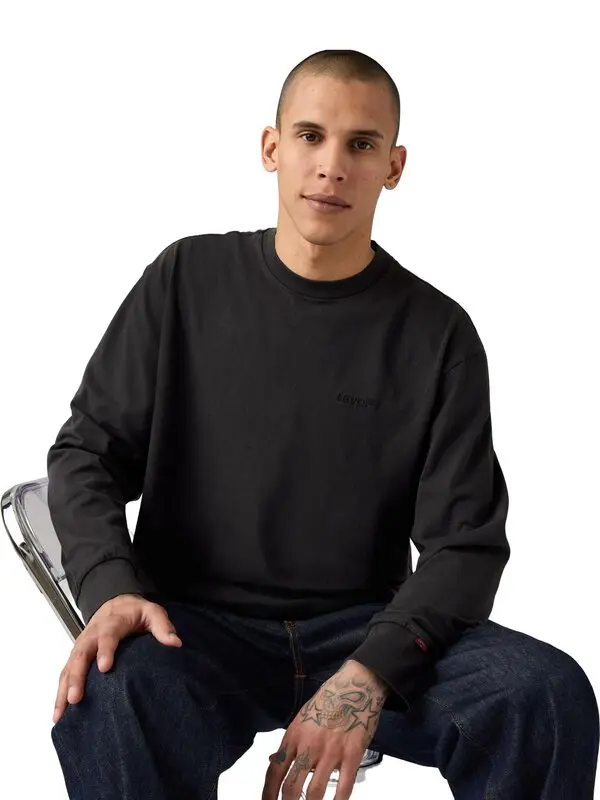 LEVI'S Long Sleeve Authentic Tee - Black
