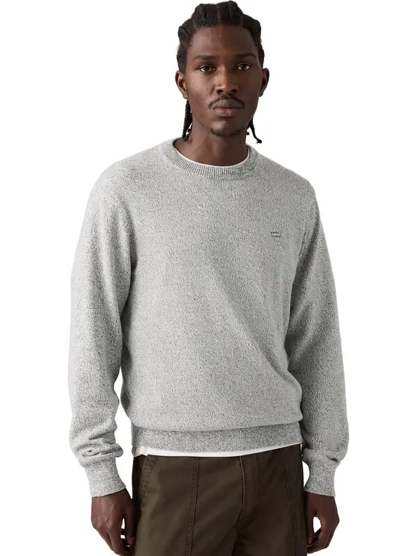 LEVI'S Lightweight Housemark Sweater - Grey