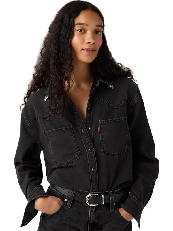 LEVI'S Teodora Western Shirt - Black