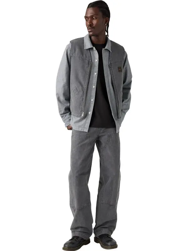 LEVI'S 568 Loose Straight Double Knee Carpenter Trousers - Grey