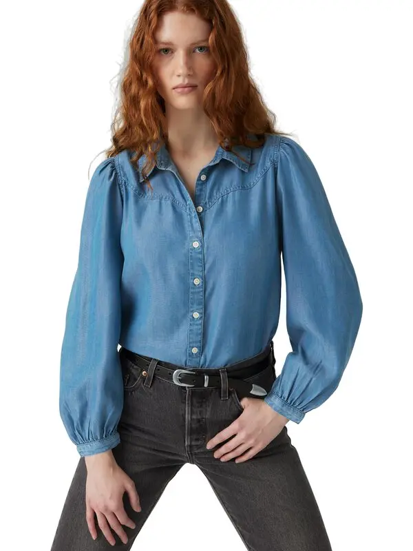 LEVI'S Journey Western Lightweight Shirt - Blue