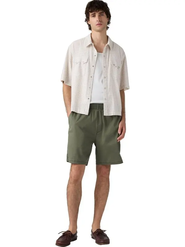 LEVI'S Cotton Linen Boxer Shorts - Grey