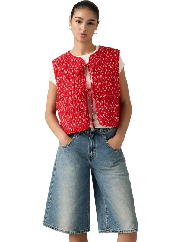 LEVI'S Rue Liner Vest - Red