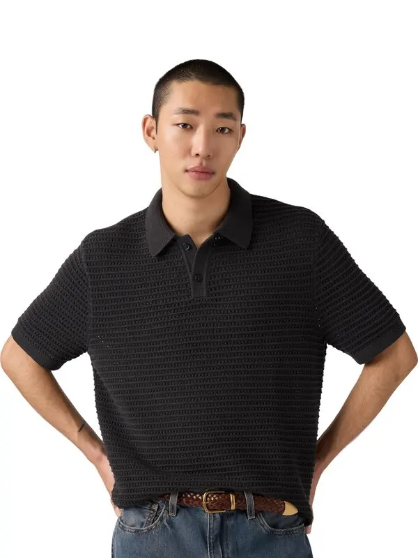 LEVI'S Laguna Sweater Polo - Black
