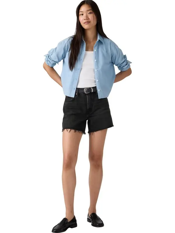 LEVI'S Ribcage Shorts - Black