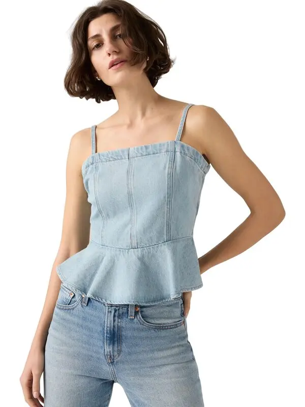 LEVI'S Anderson Flounce Top - Blue