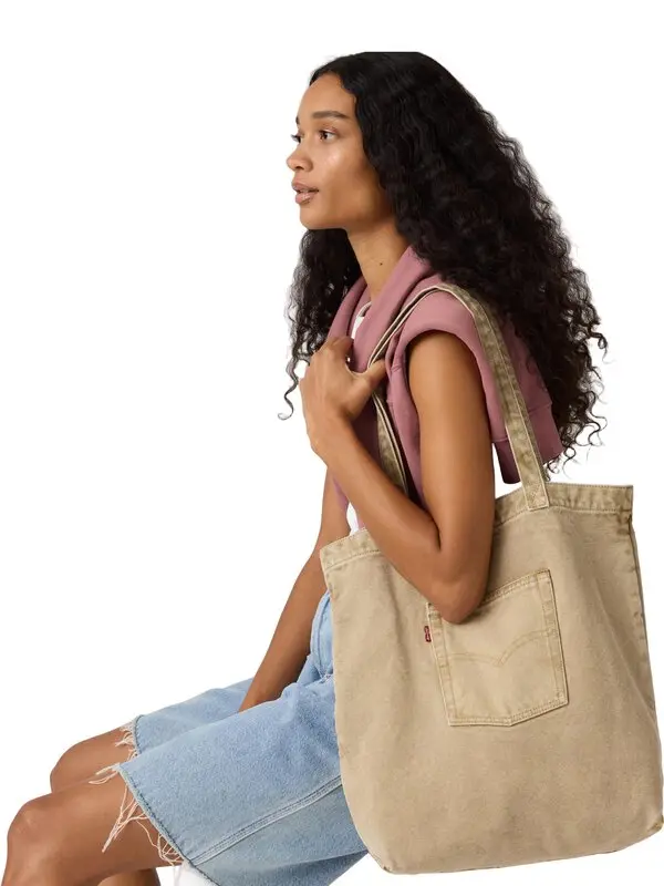 LEVI'S Denim Tote Bag - Grey