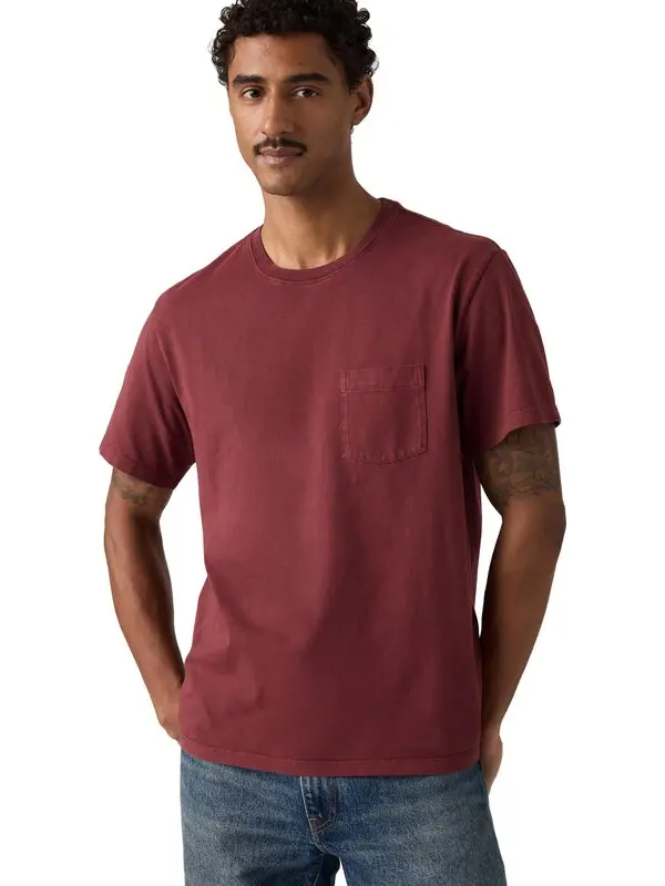 LEVI'S Essential Pocket Tee - Red