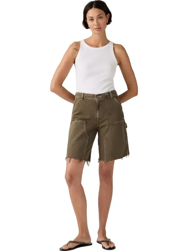 LEVI'S Baggy Dad Utility Shorts - Brown