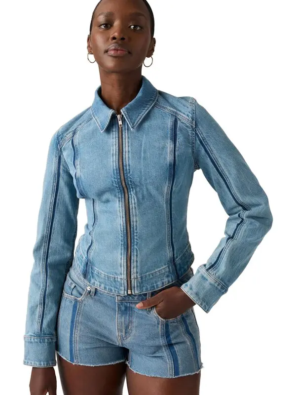 LEVI'S Shadow Seamed Trucker Jacket - Blue