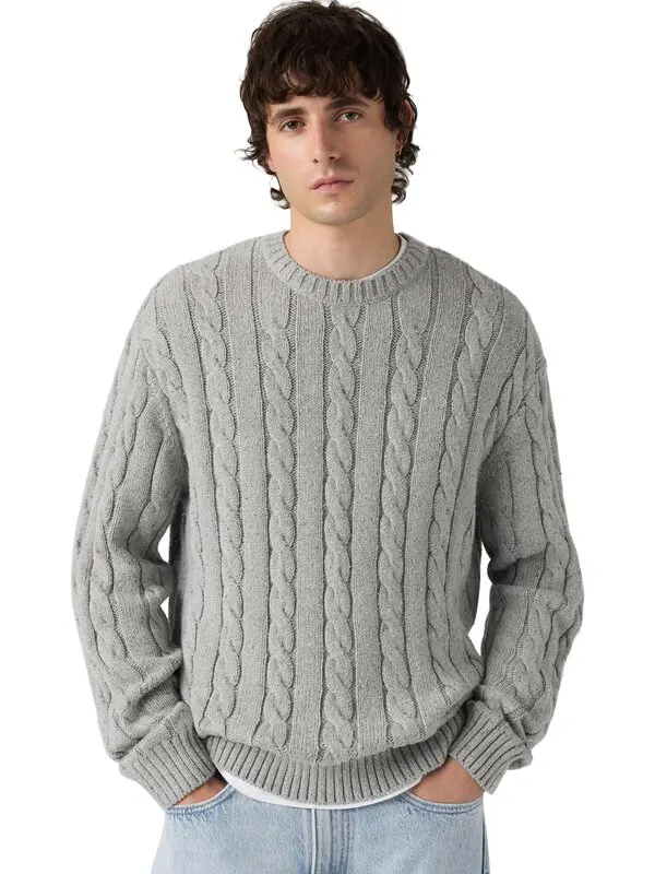 LEVI'S Laurel Crew Sweater - Grey