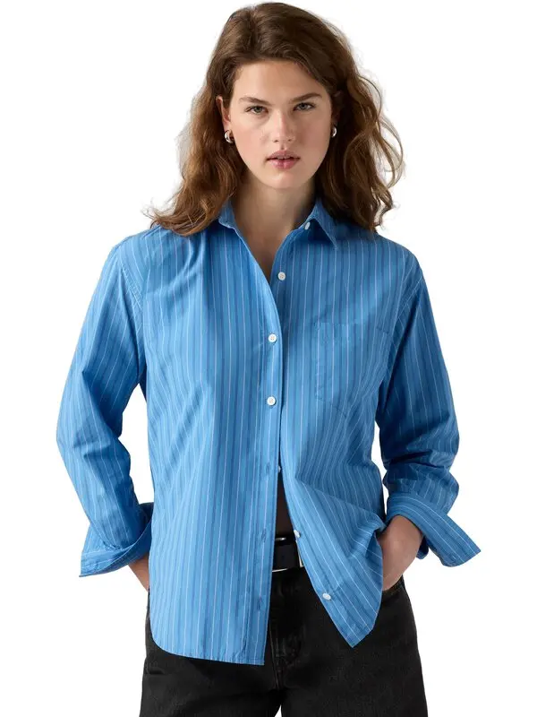 LEVI'S Harlie Boyfriend Shirt - Blue