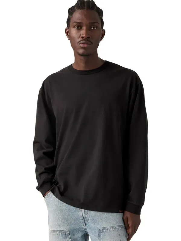 LEVI'S Long Sleeve Workwear Tee - Black
