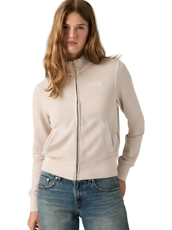 LEVI'S Graphic Slim Fit Full-zip Sweatshirt - Grey