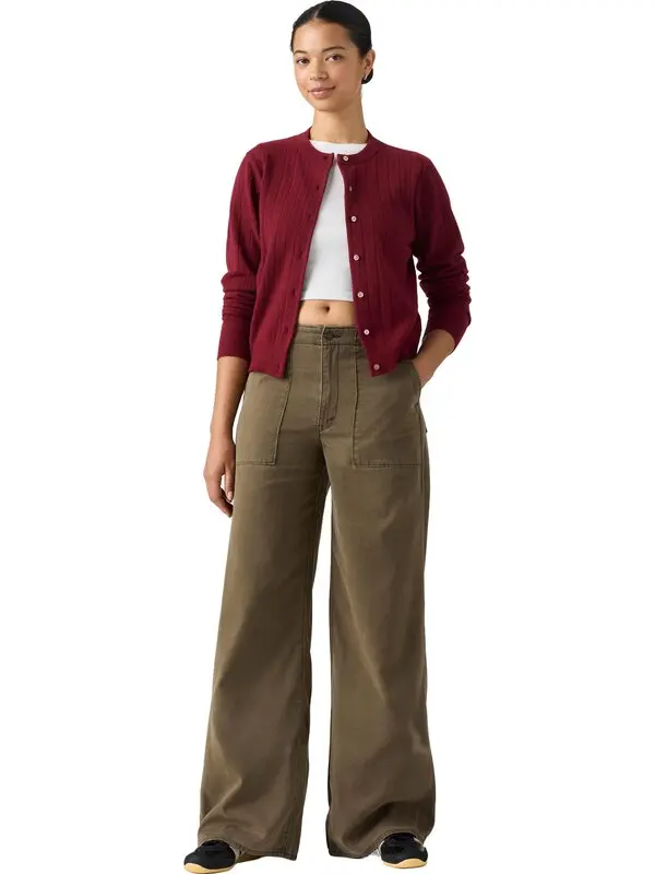 LEVI'S Cinch Wide Leg Fatigue Pants - Brown